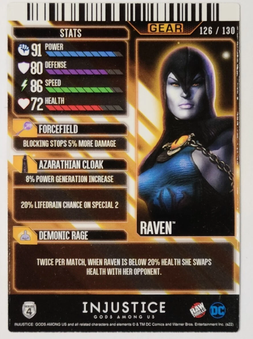 Injustice Characters Raven