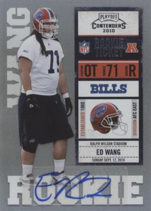 2010 Playoff Contenders - Ed Wang #137 /500 (AU, RC) for sale online | eBay