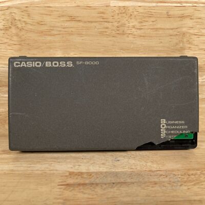 Casio BOSS SF-8000 Black 64KB Business Organizer Digital Diray - For ...