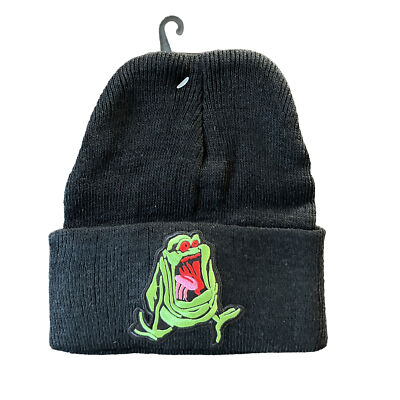 Ghostbusters Slimer Beanie Hat Skull Cap Warm Cap Horror Black ...