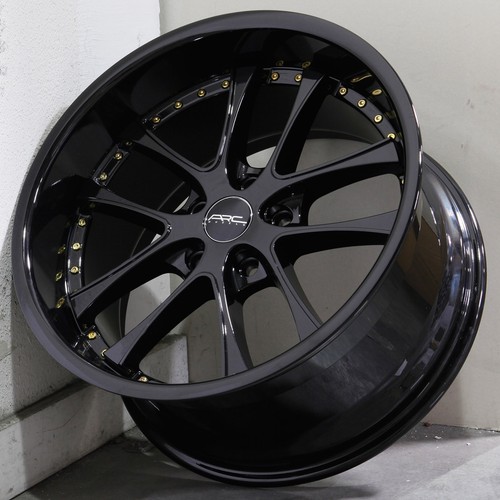 18x9.5 Black Wheels ARC AR5 5x108 30 (Set of 4) 73.1 | eBay