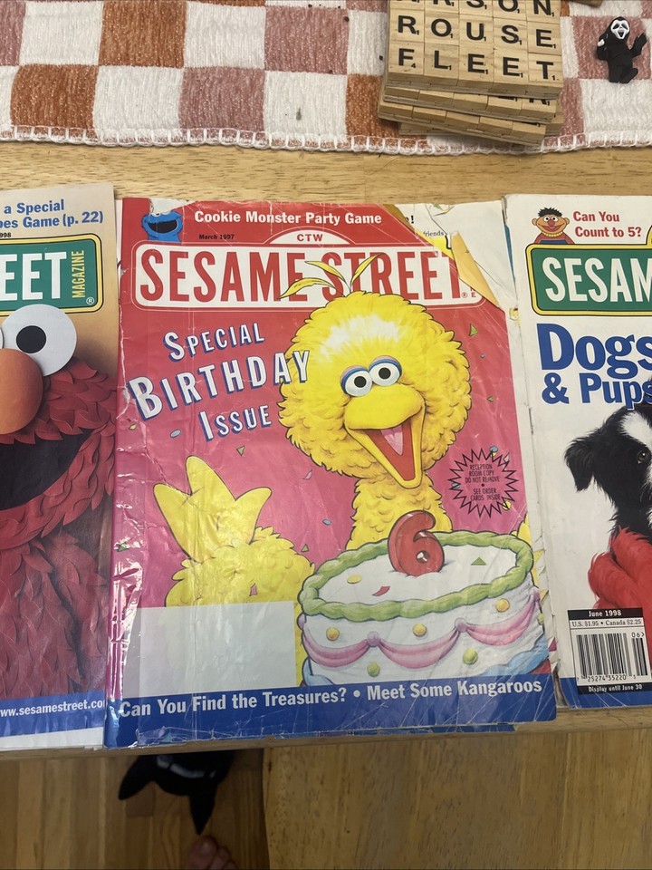 Lot of 4 Sesame Street CTW Vintage Magazines | eBay