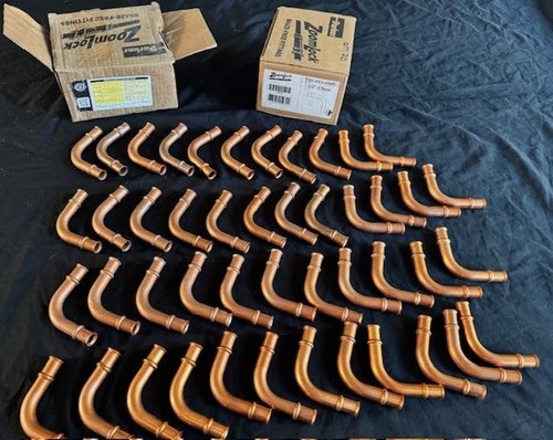 47 PARKER 1/2 ELBOW BRASS Braze Free Pipe Fittings High Pressure HVAC ...