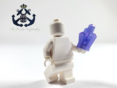 LEGO Minifigure Satin Trans-Purple Rock Crystal Gemstone DREAMZzz ...