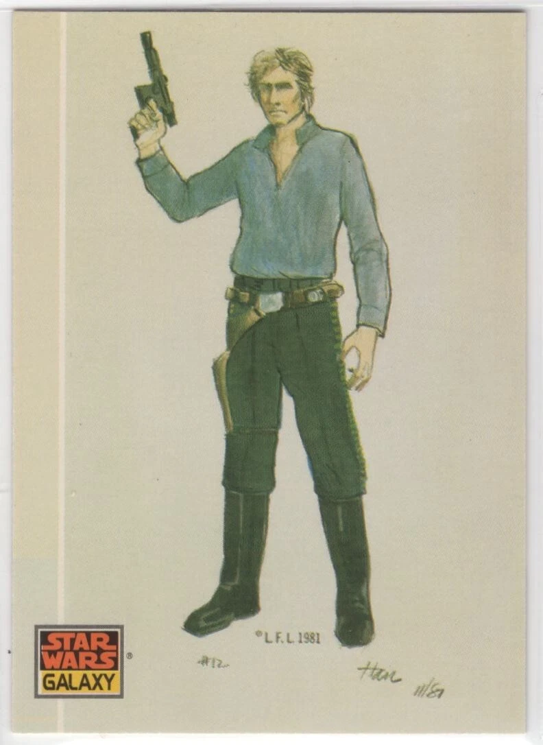 Han Solo Original Concept Art