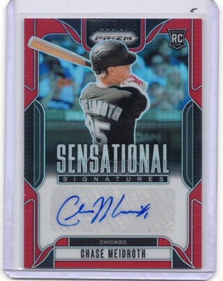 2025 Panini Prizm Chase Meidroth Sensational Signatures Red Prizm /99 ...