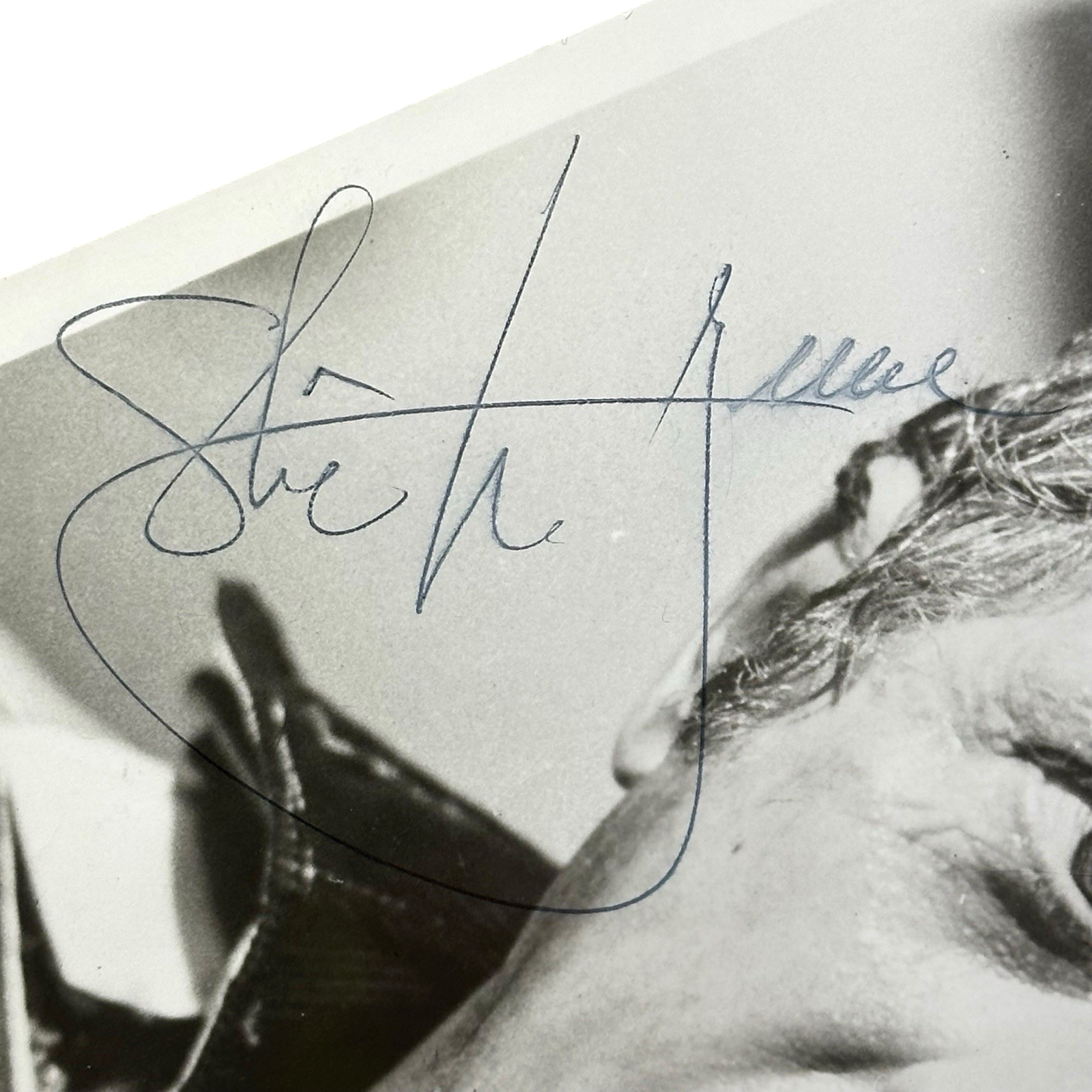 STEVE McQUEEN Signed Autograph The Towering Inferno Movie Publicity ...