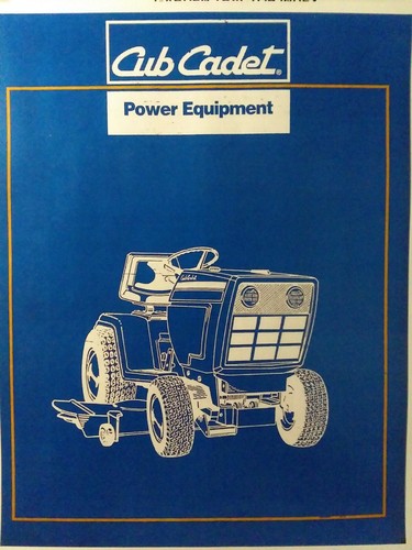 Cub Cadet CCC 1863 Lawn Garden Tractor 664 Parts Catalog Manual s/n ...
