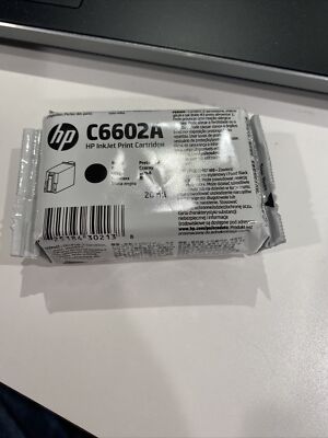 HP Reduced Height Black Original Ink Cartridge | C6602A Exp 01/2023 | eBay