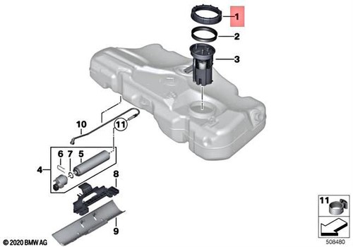 Genuine BMW MINI M M3 X1 Cooper JCW One M3 CRT E81 E82 Screw Cap ...