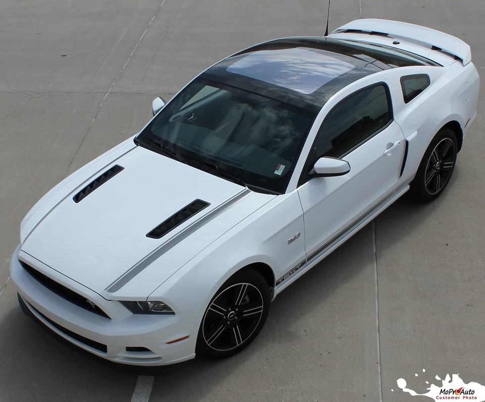 CALIFORNIA SPECIAL GT/CS Rocker Hood Vinyl Stripe Decal Graphic 2014 ...