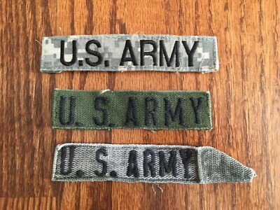 U.S. ARMY Uniform Patches Lot of 3 Military BDUs Olive Green ...