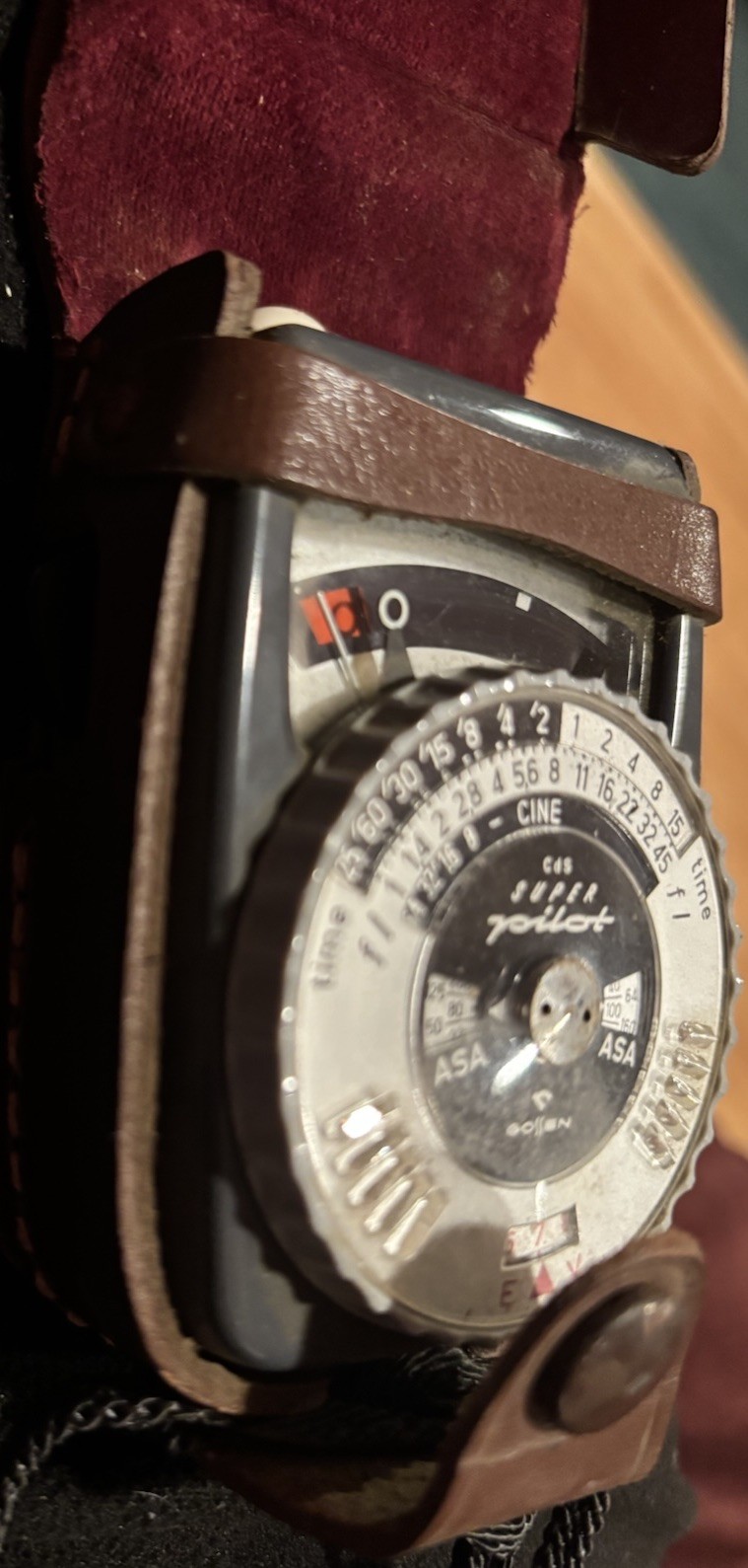 Vintage Gossen Super Pilot Light Meter with Leather Case - West Germany ...