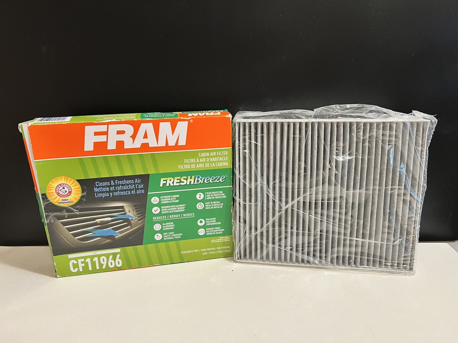 Fram CF11966 - Air filter cross reference