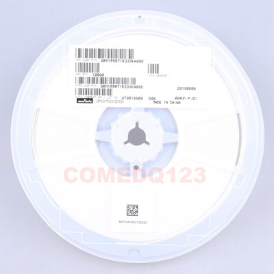 10000PCS/Reel 0402 33nF 25V X7R ±10% GRM155R71E333KA88D Ceramic ...
