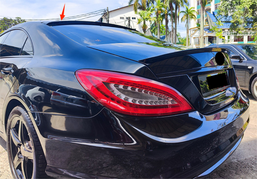 Unpainted ABS Rear Roof Spoiler Wing for 2012-2017 Mercedes-Benz CLS ...