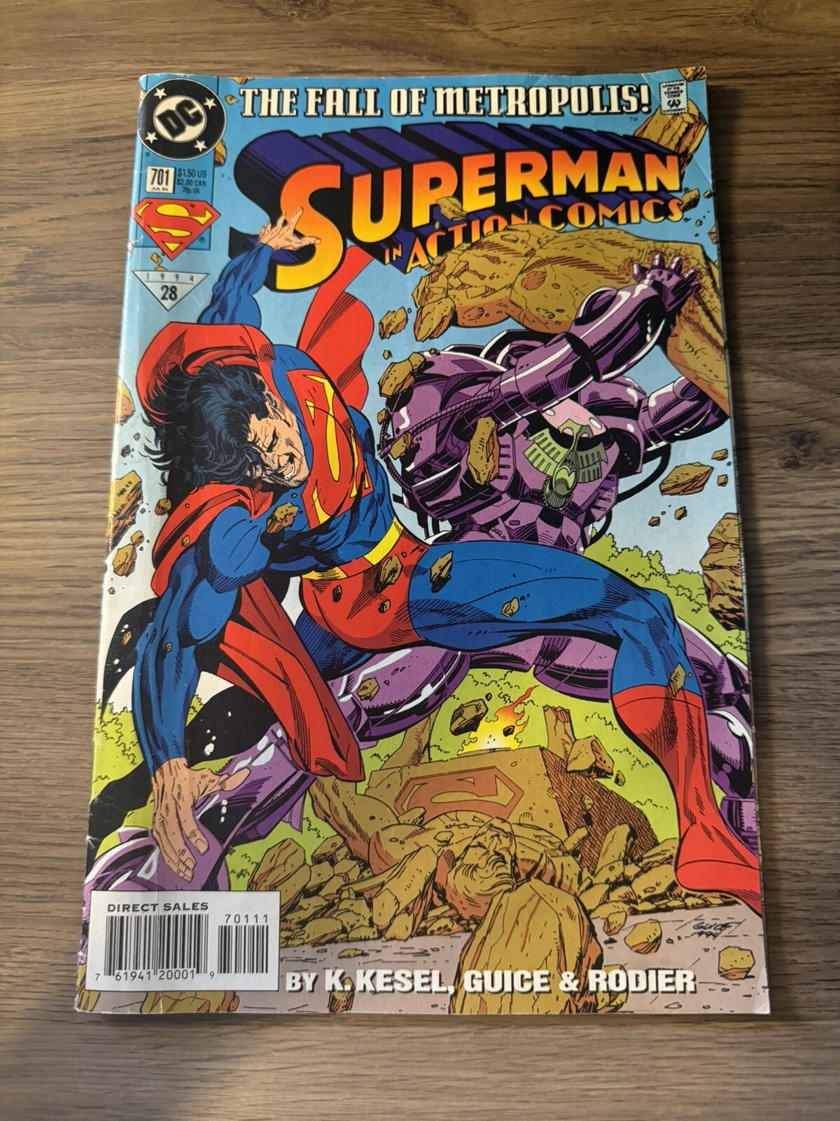 Action Comics #701 (Jul 1994, DC) The Fall Of Metropolis Superman in Action NM+ | eBay