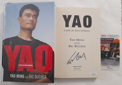 JSA COA Yao Ming Signed Auto Autograph HOF YAO: A Life in Two Worlds ...