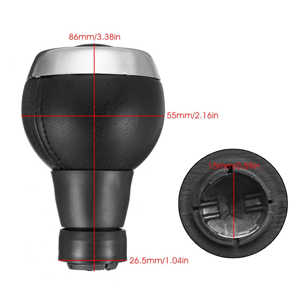 Black Stick 6 Speed Gear Shift Knob Fits For Mini Cooper R55 R56 R57 ...