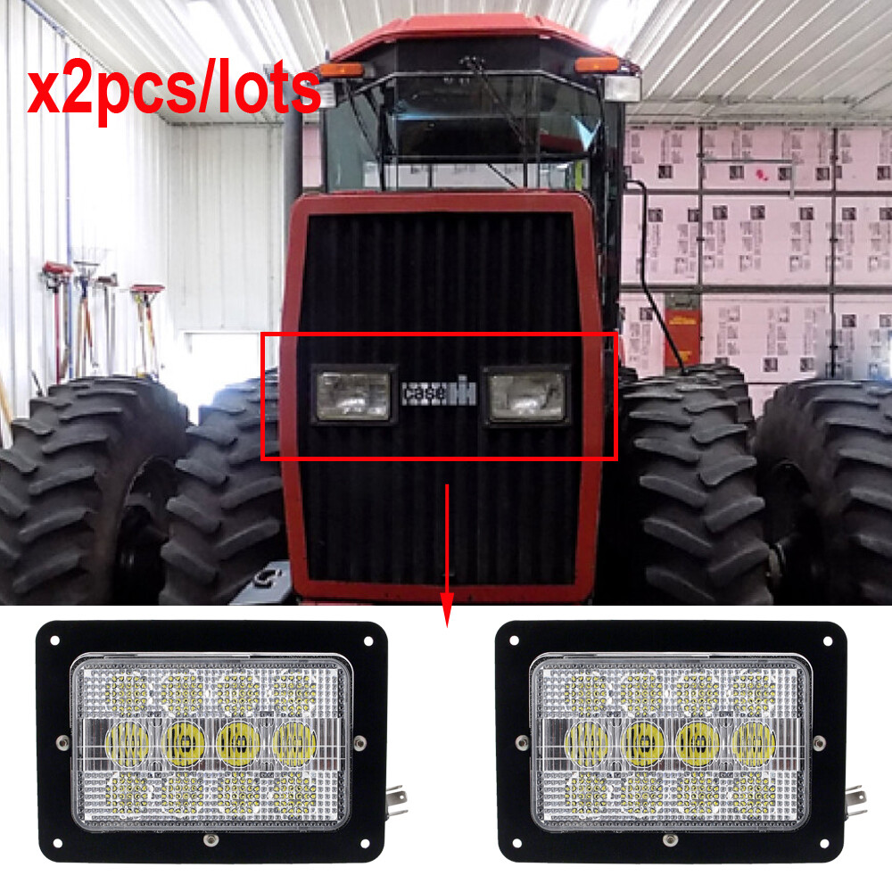 4x6 Led Headlight -Hi/Lo Beam For Case IH 9280,9310,9330,9350,9370 ...