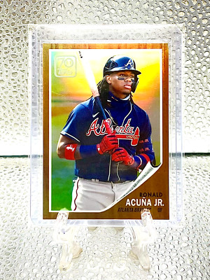 RONALD ACUNA JR 2021 Topps 70YTC12 70 YEARS OF TOPPS CHROME INSERT TIN ...