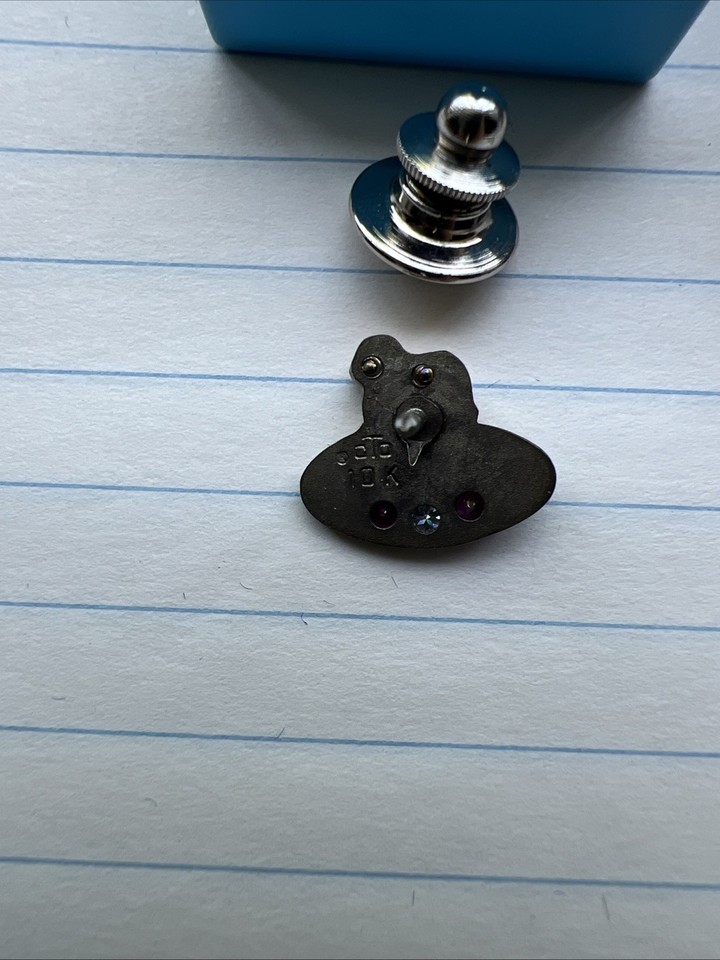 Mack Truck 10k Gold Emblem Service Pins w/Diamond & Ruby, Lot of 3 | eBay