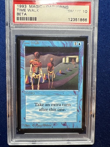 MTG Beta Limited Edition Power 9 Time Walk PSA 10! Gem Mint! 1993 ...