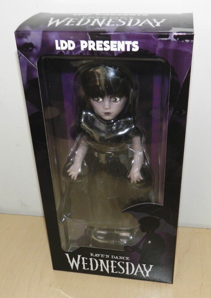 LIVING DEAD DOLLS WEDNESDAY DANCE RAVE NEW SEALED LDD FIGURE 10" ADDAMS ...
