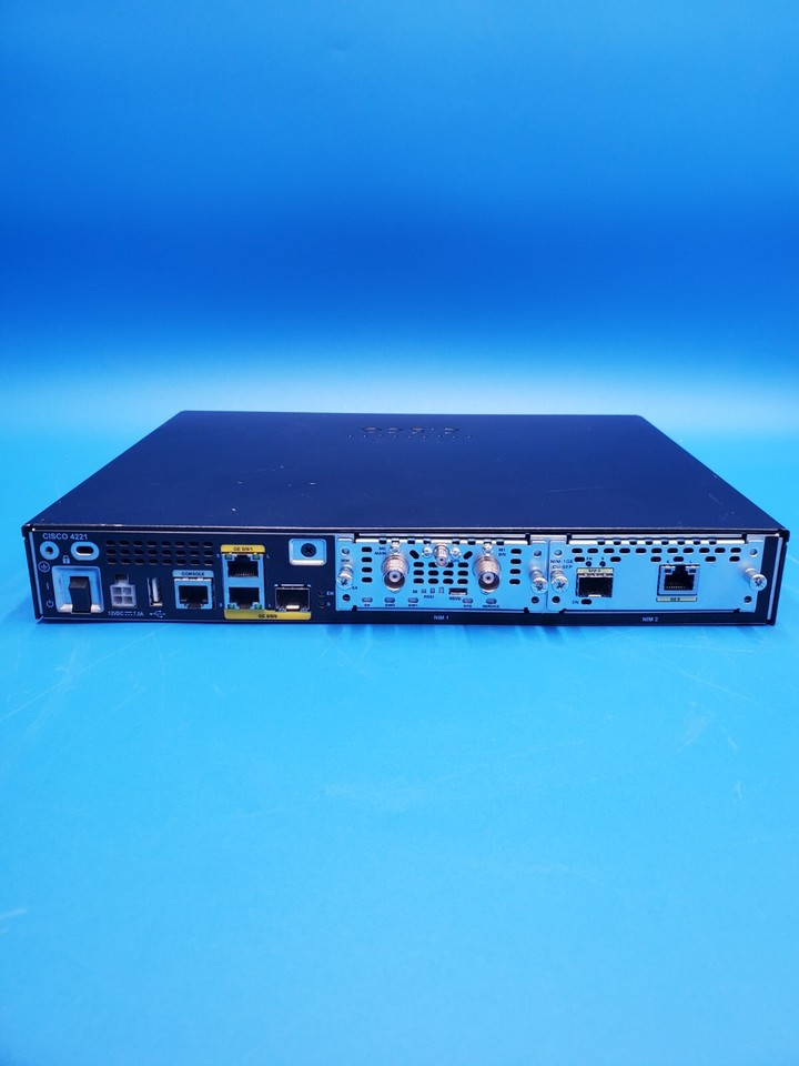 Cisco ISR4221/K9 4200 Series Integrated Services Router Used | eBay