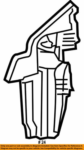 53294-47010 Toyota Deflector, radiator side, lh 5329447010, New Genuine ...