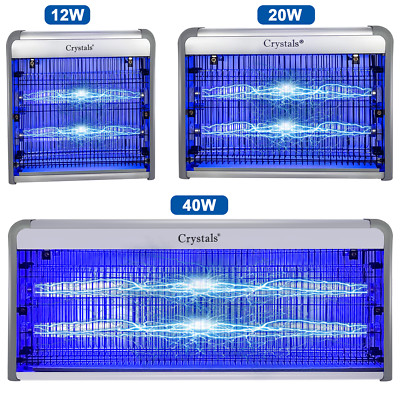 INDUSTRIAL 40W 20W 12W ELECTRICAL INSECT BUG FLY MOSQUITO KILLER ZAPPER ...