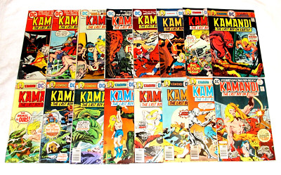 Kamandi - Various #'s Between 9 and 47 (1973-1976,DC), 16 Issue Lot ...