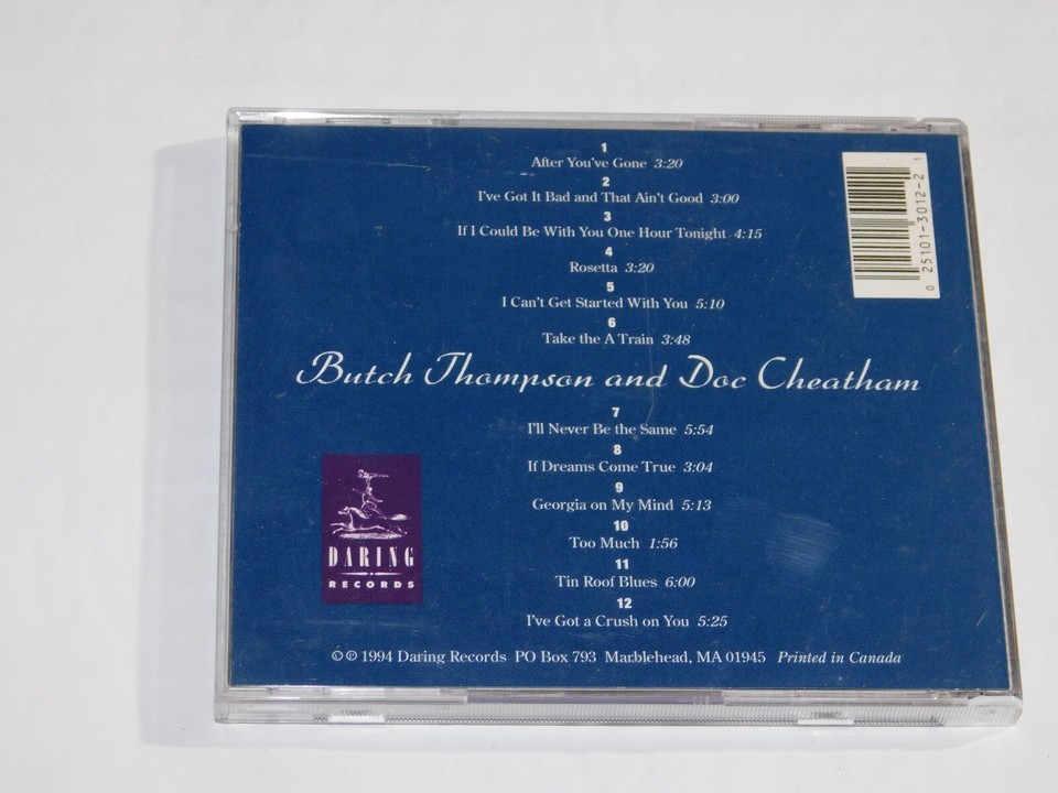 BUTCH THOMPSON - Butch & Doc - CD - **Mint Condition** Free Shipping ...