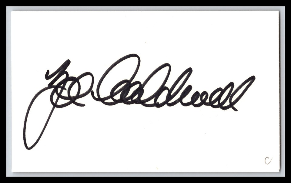 Zoe Caldwell - Actress - 3x5 Card - Signature / Autograph (c) | eBay