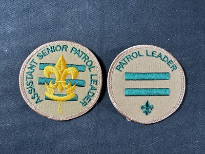 BSA Assistant Senior Patrol Leader and Patrol Leader Patches | eBay
