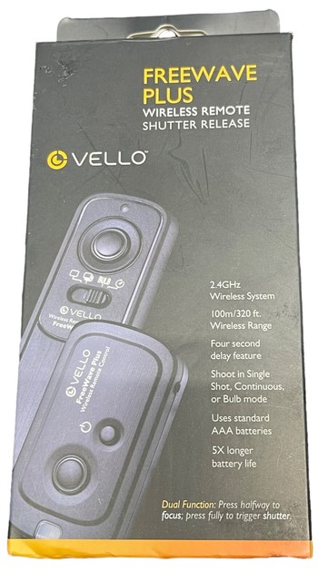 VELLO Freewave Plus Wireless Remote Shutter Release for Nikon for sale ...
