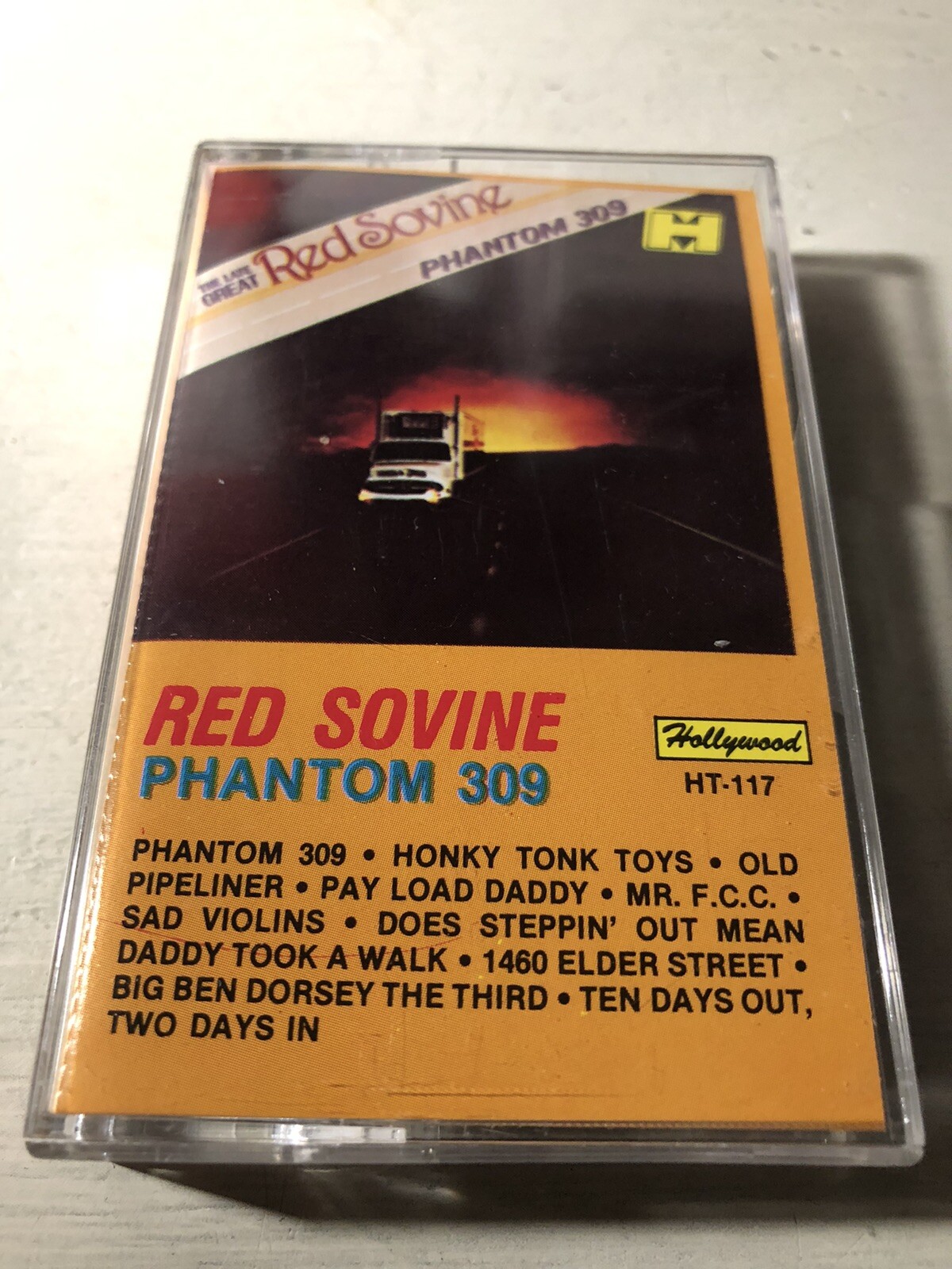 Phantom 309 (Hollywood) by Red Sovine (Cassette, Aug-1992, Hollywood ...