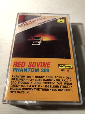 Red Sovine - Phantom 309 (1987) Music Cassette Hollywood HT-117 ...