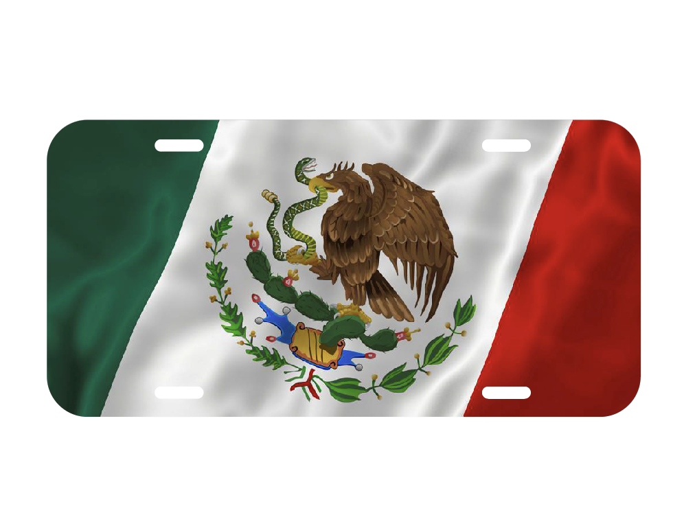 Mexico Vehicle License Plate Mexican Durango Tlaxcala Hidalgo Tabasco ...