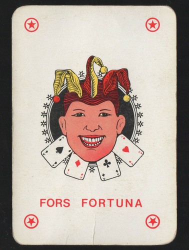 FORS FORTUNA - swap PLAYING CARDS JOKER Goddess of Fortune chance and ...