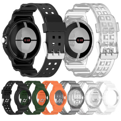 For Google Pixel Watch 1 Band Sport Watch Strap Shockproof Band w ...