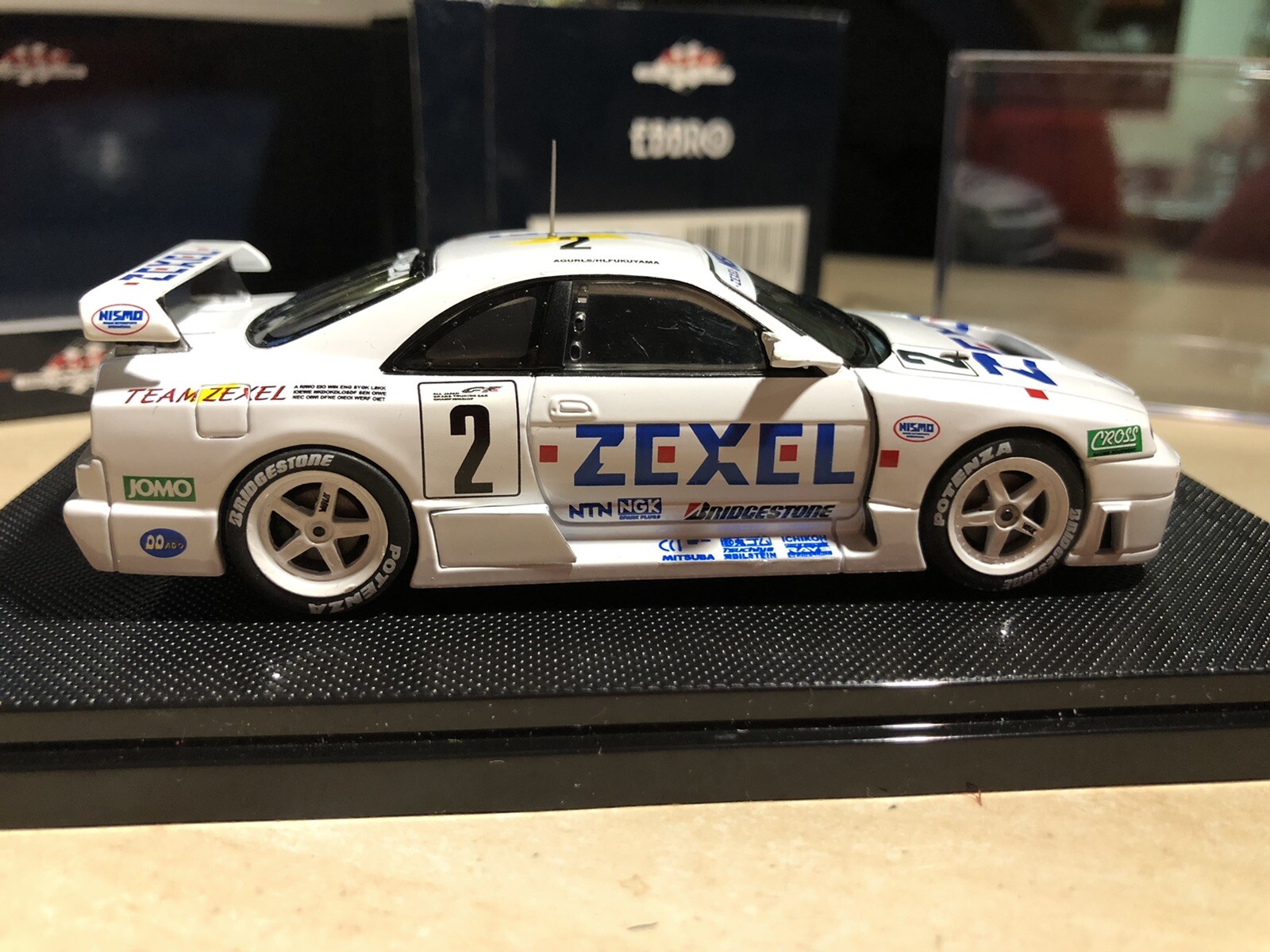 NISSAN SKYLINE GT-R R33 ZEXEL SKYLINE JGTC 1996 EBBRO 978 1/43 | eBay