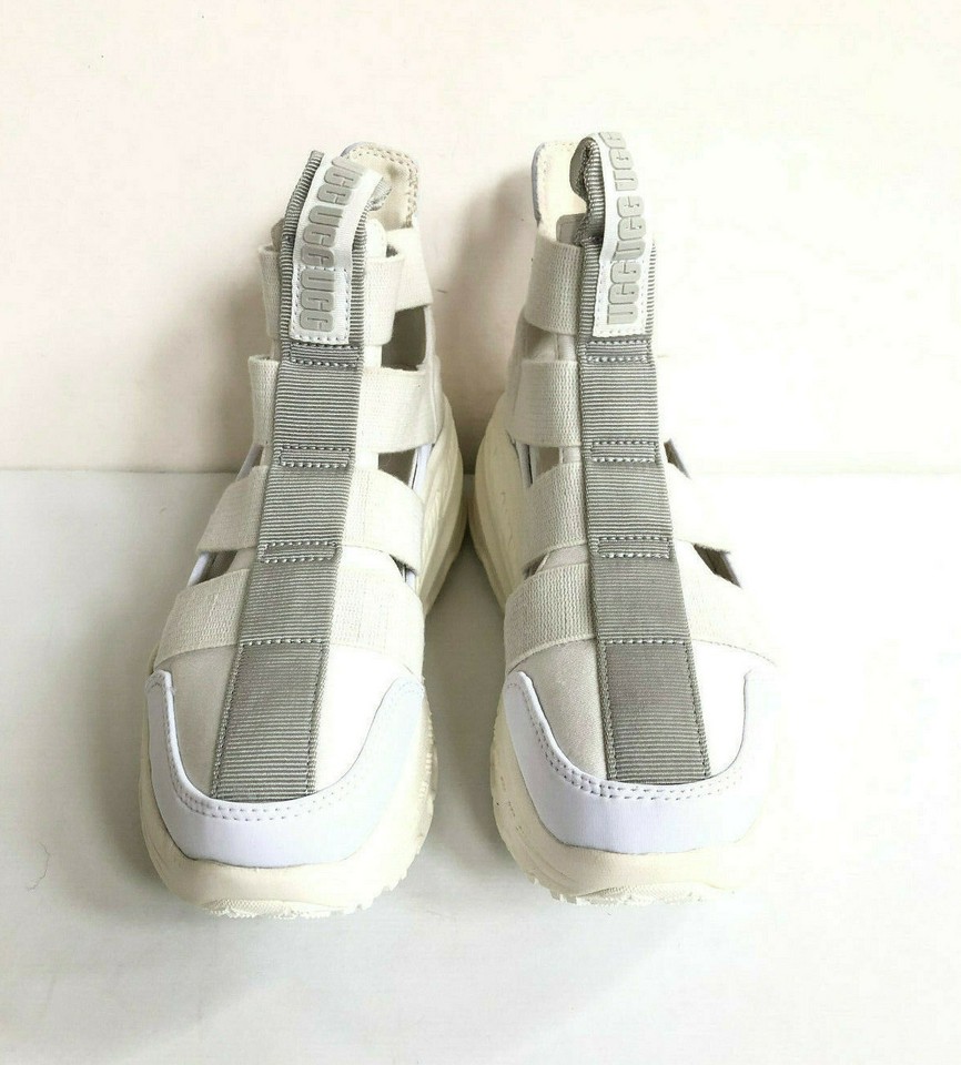 UGG GLADIATOR RUNNER WHITE PLATFORM SNEAKERS SHOES US 6.5 / EU 37.5 ...