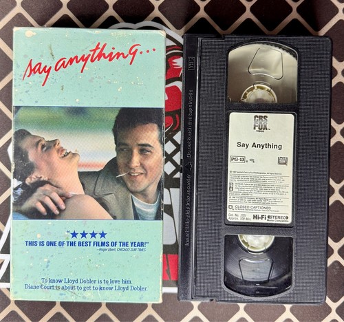 Say Anything VHS - John Cusack, Ione Skye 1989 Vintage | eBay
