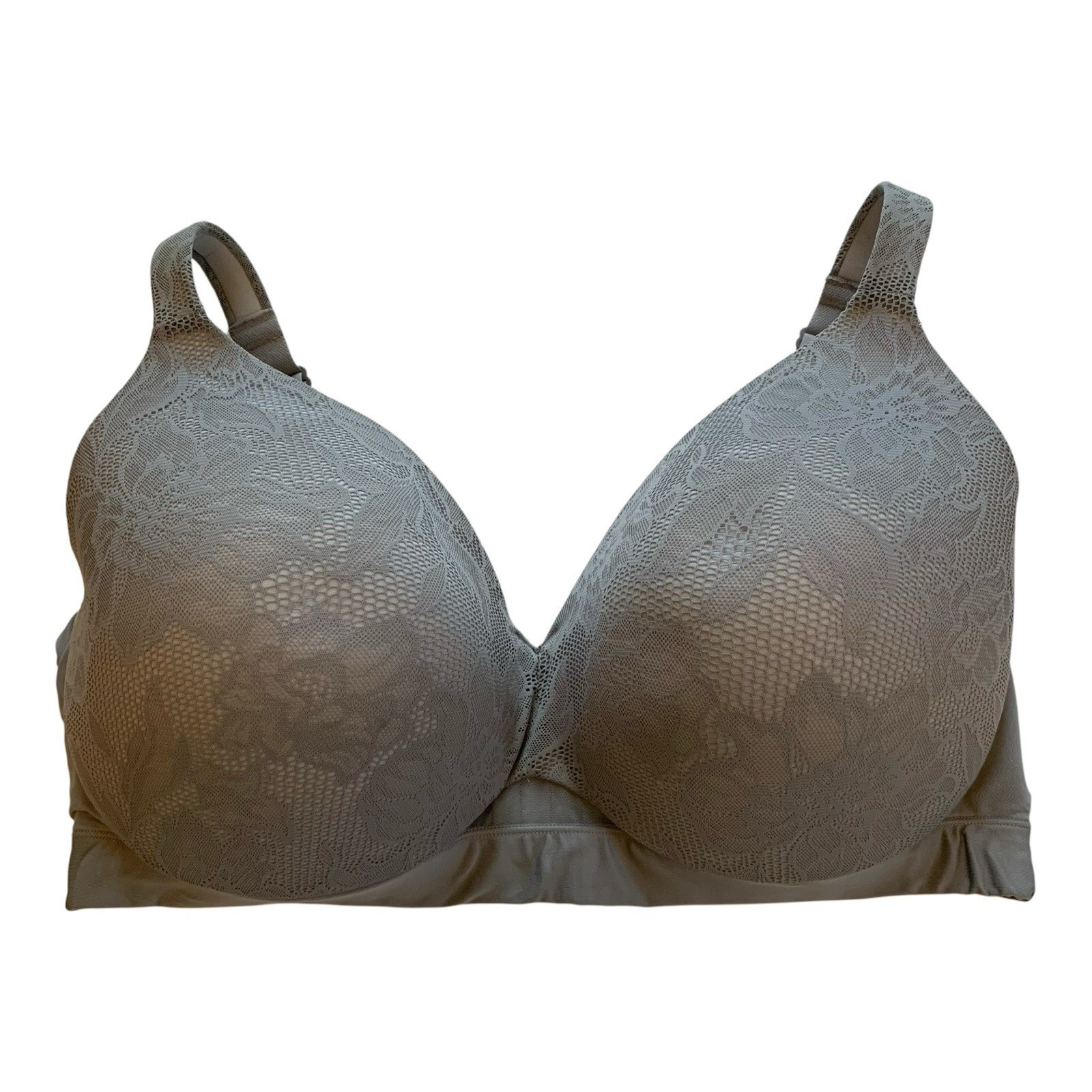 Cacique Lightly Lined Full Coverage Bra Gray Size 42F… - Gem