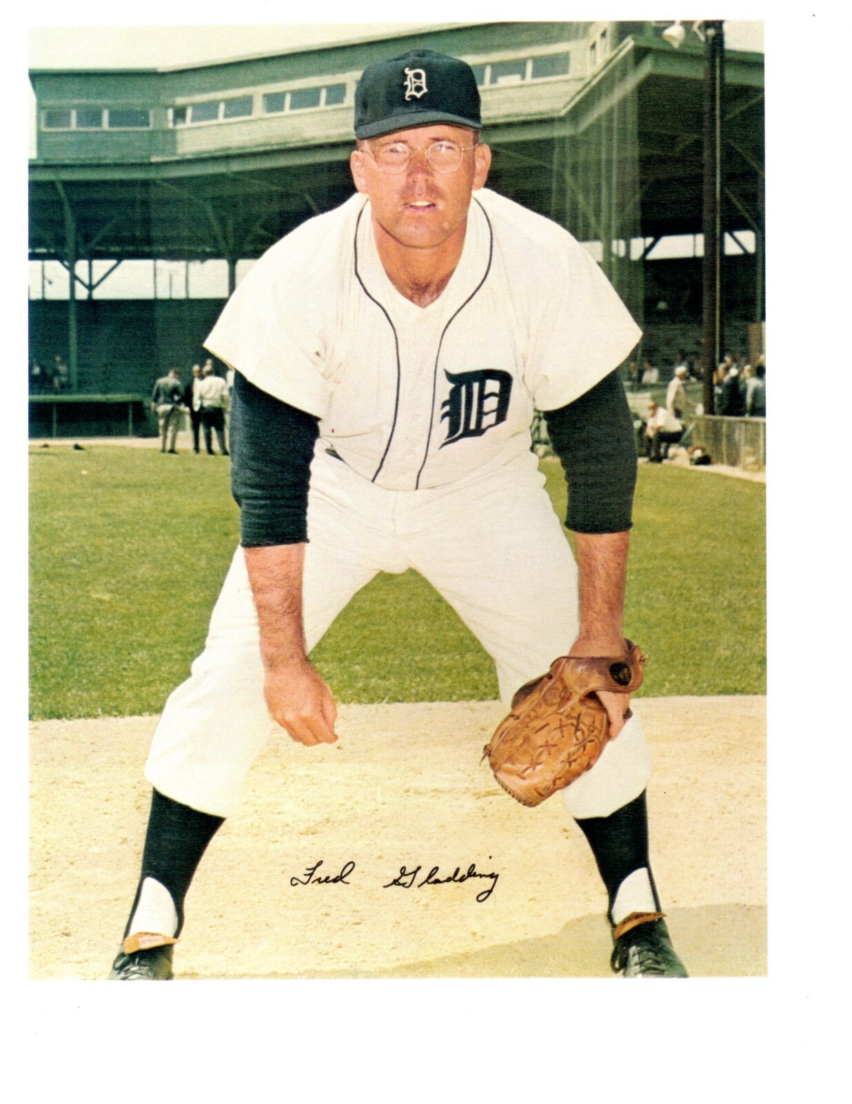 FRED GLADDING DETROIT TIGERS 8X10 PHOTO MLB USA BASEBALL | eBay