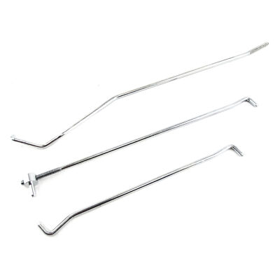 67-68 Ford Mustang Door Lock Rod 3pc Set For Right Hand RH Passenger ...