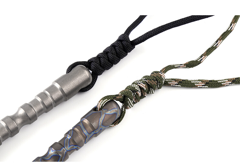 TC4 Titanium Alloy Pry Bar Crowbar Opener Tactical Survival EDC Multi ...