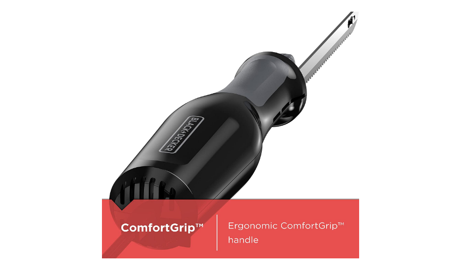 Electric Knife Carving Slicing Meat Bread Comfort Grip Handle Safety ...