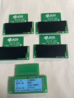 Lot 5 JCM Validator RFID Module Boards PC-1070001 By Hitachi NRWA3 ...